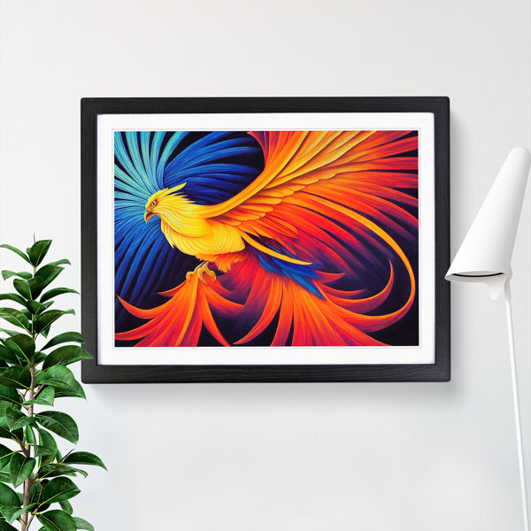 Maturi Sublime Phoenix Bird Abstract | Wayfair.co.uk