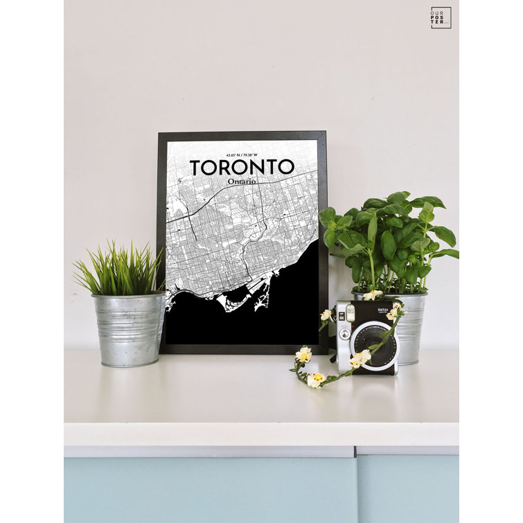 OurPoster.com Toronto City Map - Panoramic Graphic Art & Reviews ...