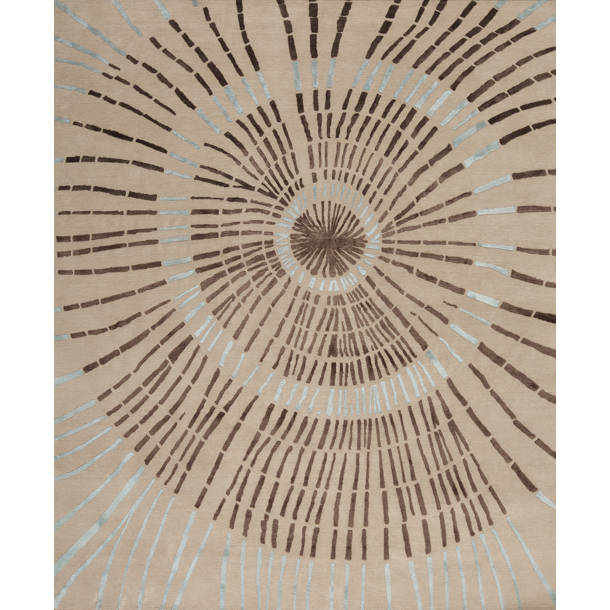 Samad Rugs Modern Tibet Handmade Hand-Knotted Sand Rug | Wayfair