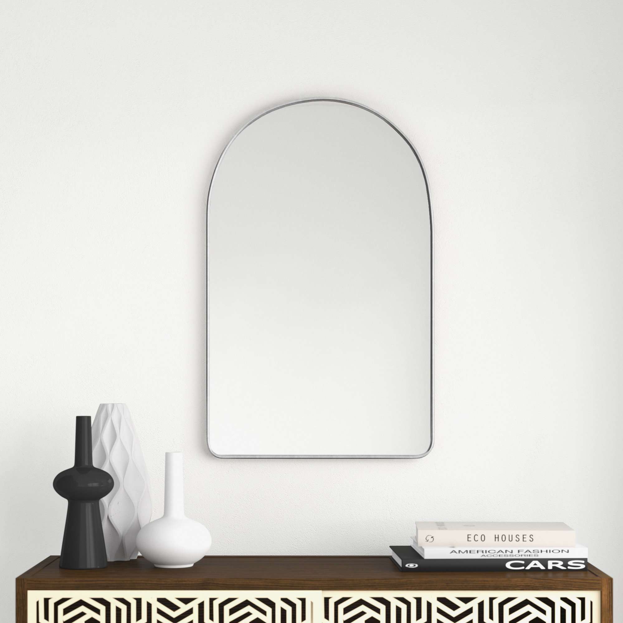 Mercury Row® Gatling Arch Metal Wall Mirror & Reviews | Wayfair