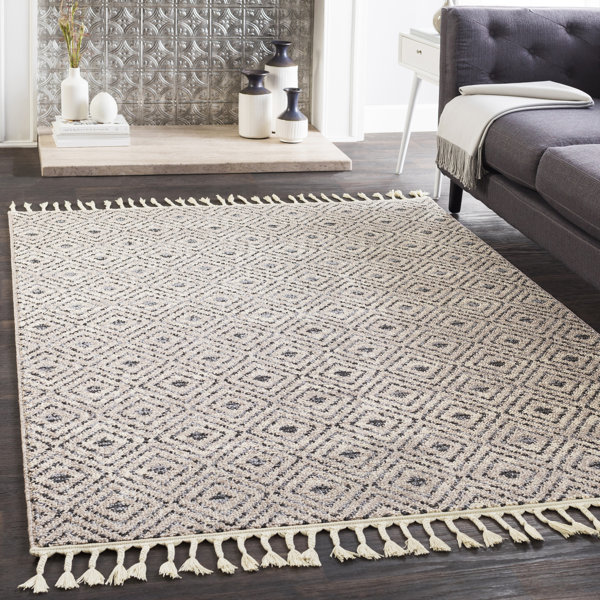 Foundstone™ Karlo Jute/Sisal Light Grey, Charcoal Rug & Reviews ...