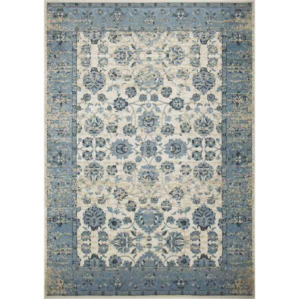 Darby Home Co Ceana Oriental Machine Woven Polypropylene Area Rug in ...