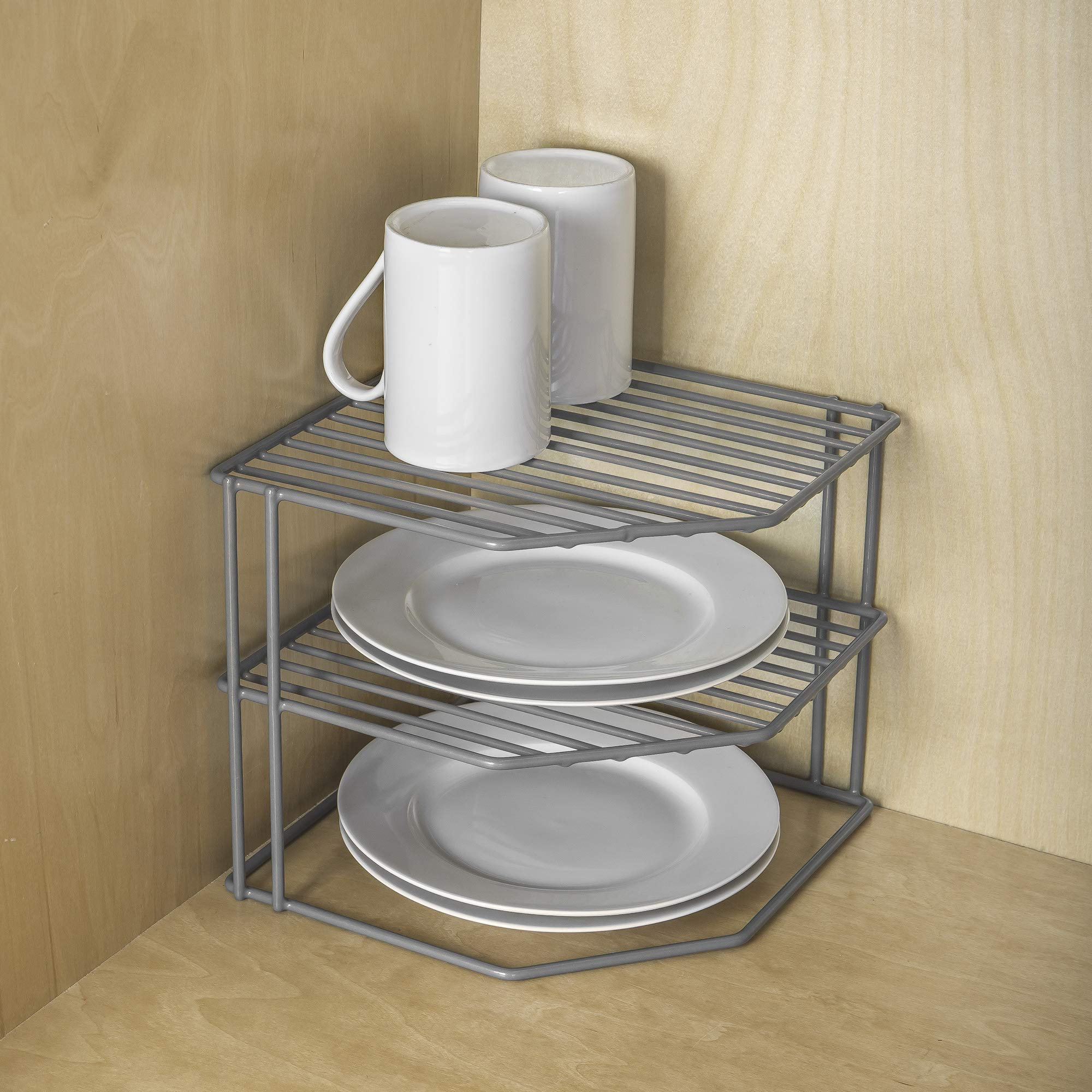Rebrilliant Iosef 3 Tier Corner Shelving Rack | Wayfair