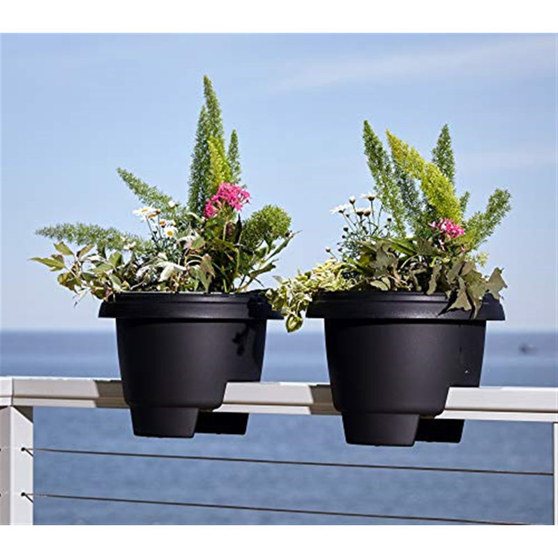 Arlmont & Co. Koireng Outdoor Railing Planter | Wayfair