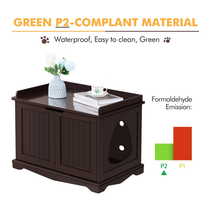 Red Barrel Studio® Salls Litter Box Enclosure & Reviews | Wayfair