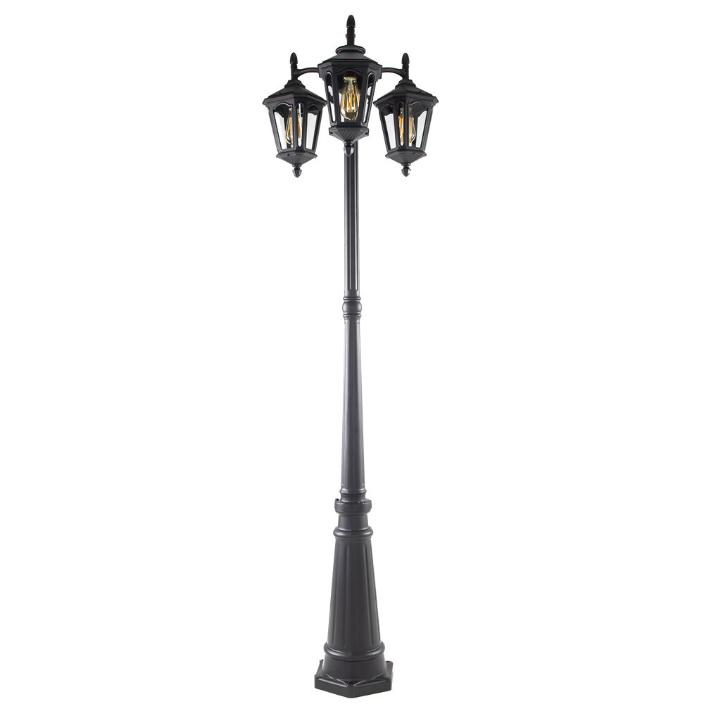 Charlton Home® Dilsey Transparent Lamp Post (Full) | Wayfair