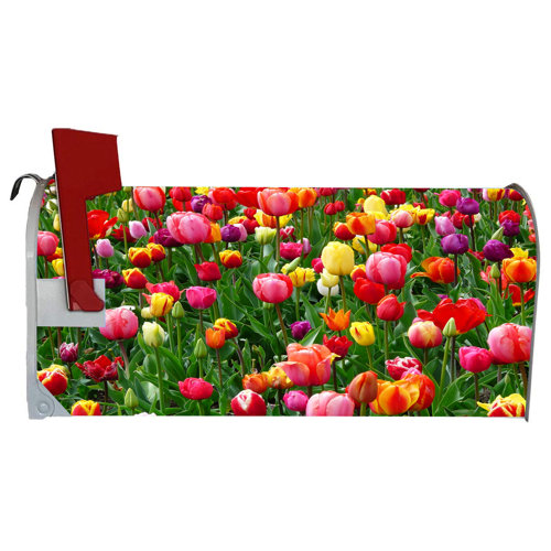 VWAQ Spring Tulip Decorative Mailbox Cover | Wayfair