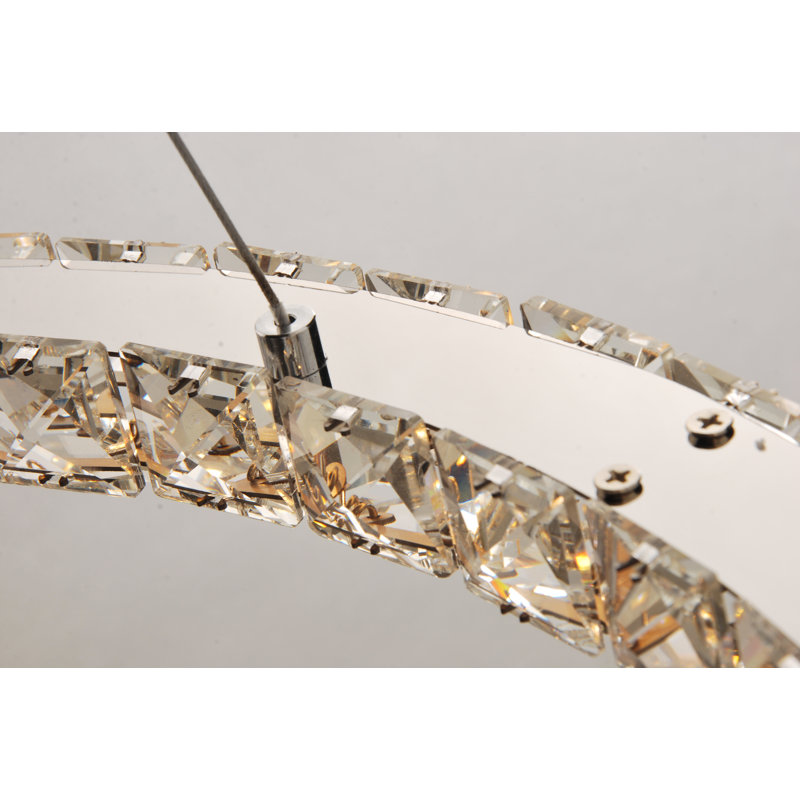 Rosdorf Park Seay 1-Light Crystal LED Chandelier & Reviews | Wayfair.co.uk