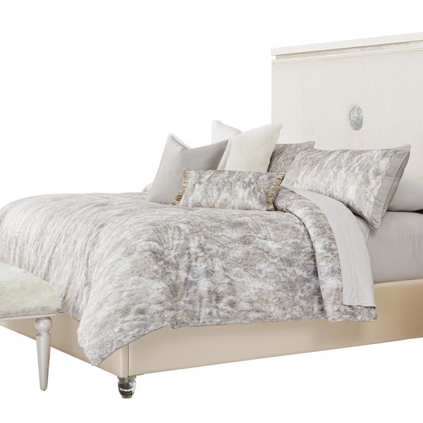 Michael Amini Odessa Comforter Set - Mist | Wayfair