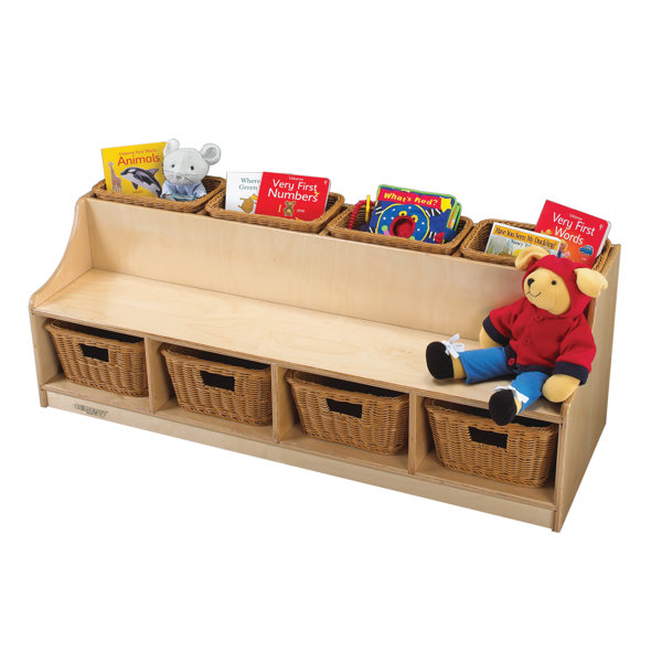 Childcraft Natural Reading Bench with Storage | Wayfair