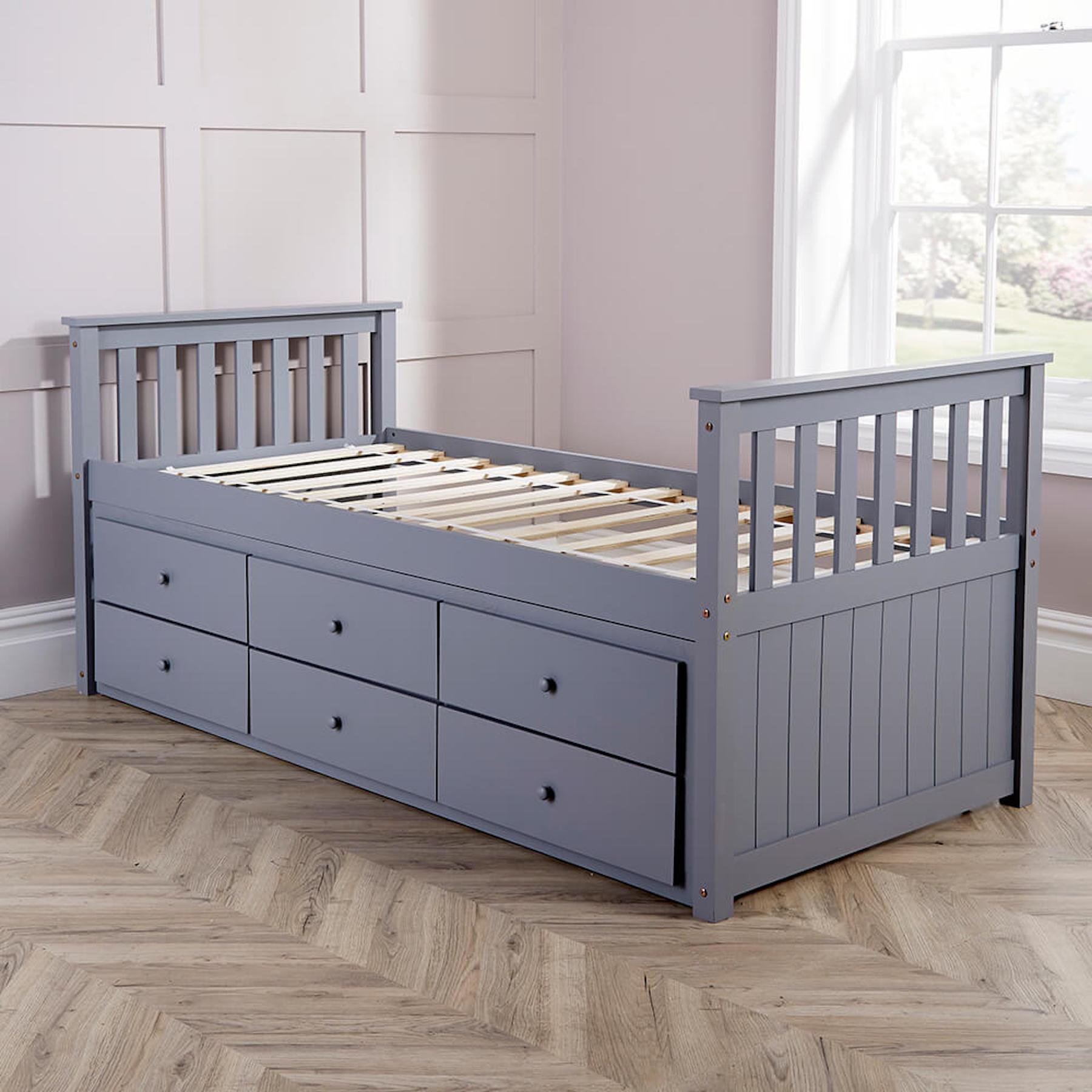 Marlow Home Co. Kanagy Single (3') Storage Bed | Wayfair.co.uk