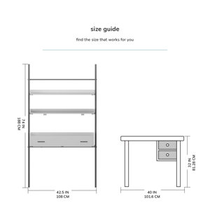 AllModern Innes 42.5'' Desk & Reviews | Wayfair