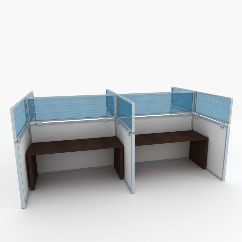 OBEX Polycarbonate Cubicle Mounted Privacy Panel with Large Bracket ...