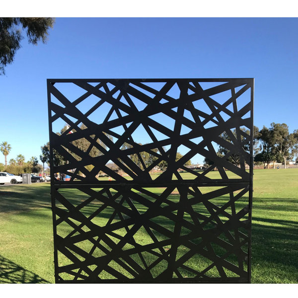 Mountain Snow 2 ft. H x 4 ft. W Metal Privacy Screen - Wayfair Canada