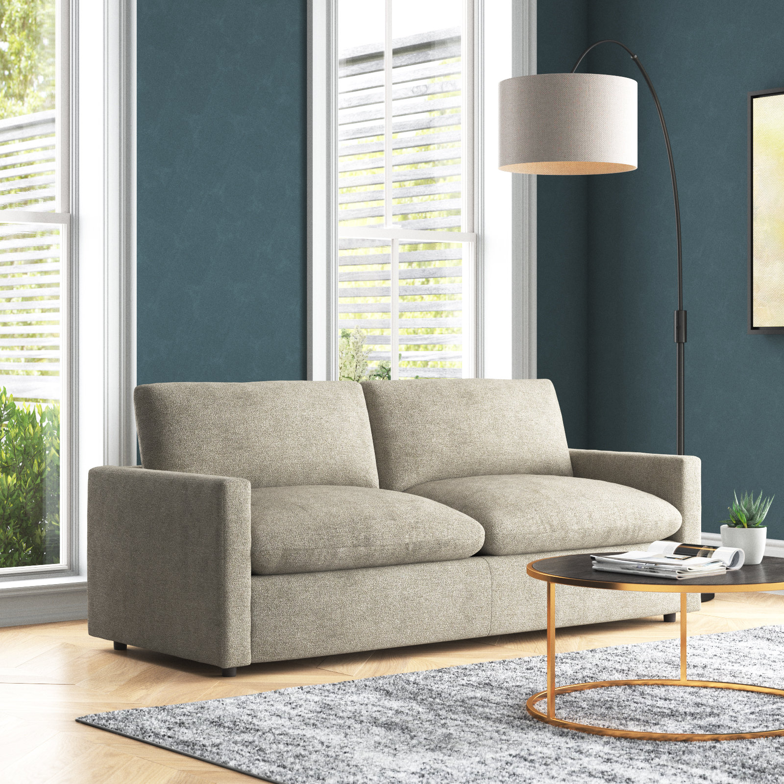 Wade Logan® Areanna 83'' Upholstered Sofa | Wayfair