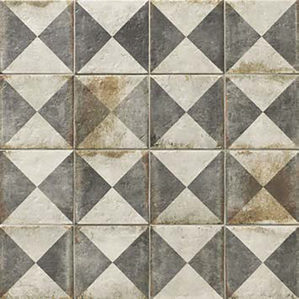 Medici & Co. Siena Antico Arlecchino 8.88" x 8.88" Porcelain Wall and ...