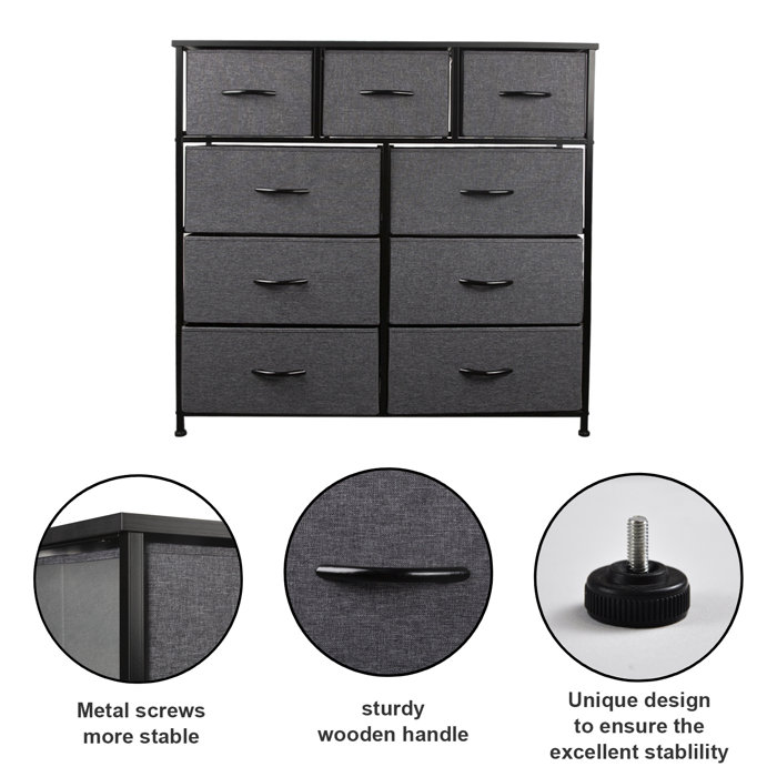 Rebrilliant Matherly 9 Drawer Storage Chest & Reviews | Wayfair