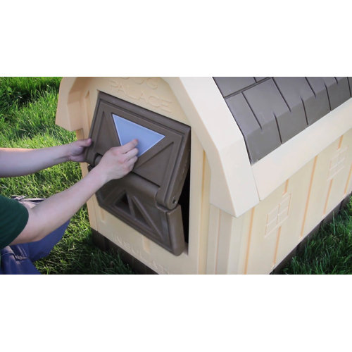 Dog Palace premium Insulated Dog House Dog Palace & Reviews | Wayfair