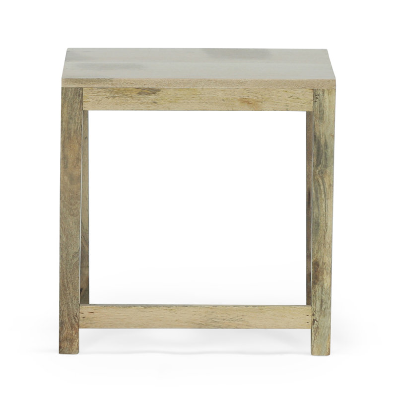 Millwood Pines 22'' Tall Solid Wood Nesting Tables & Reviews | Wayfair