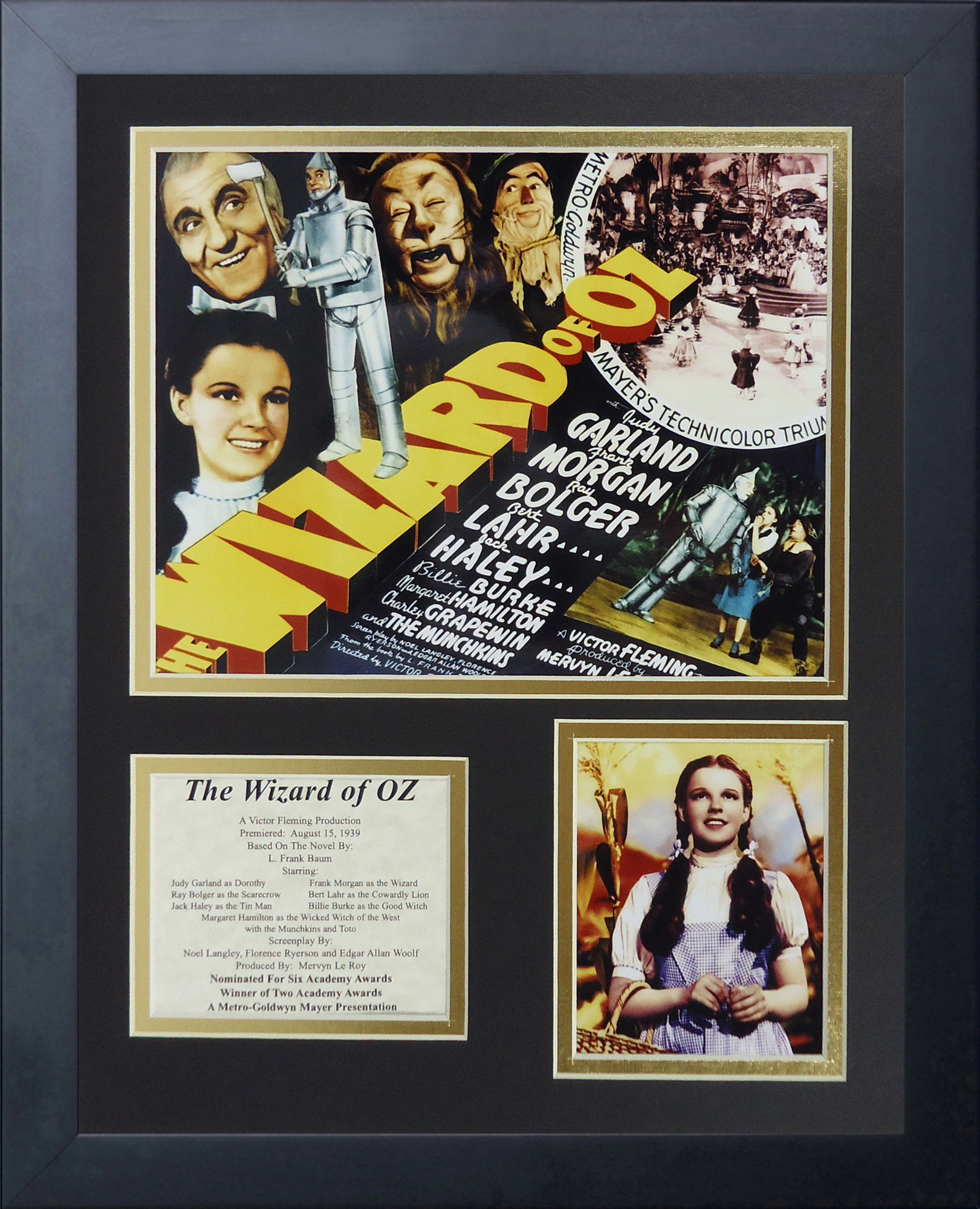 Legends Never Die Wizard Of Oz Picture Frame Memorabilia & Reviews ...