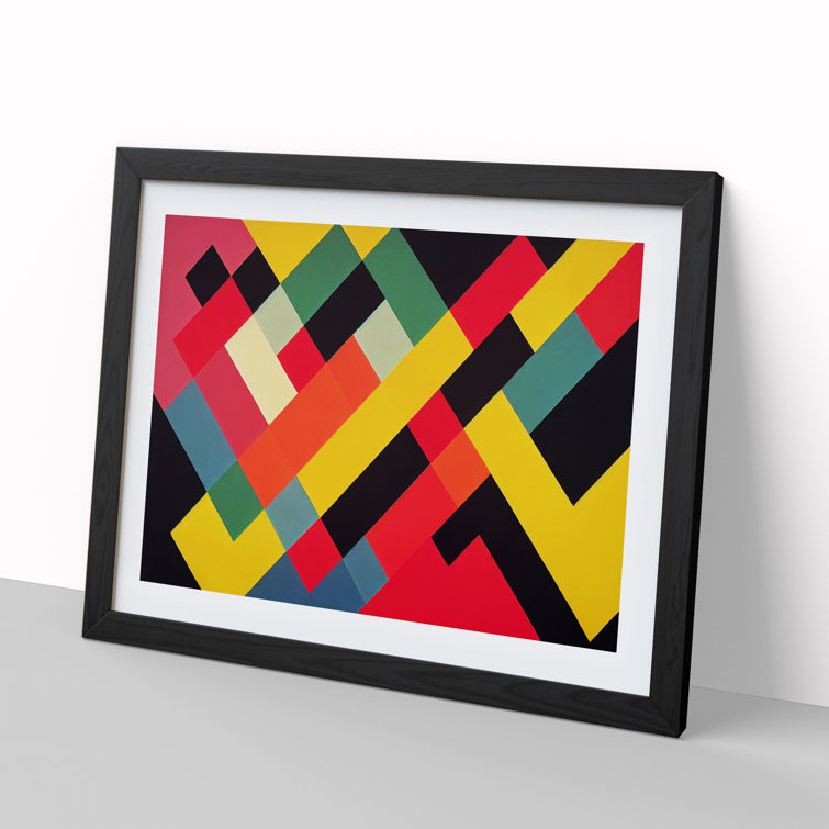 Metro Lane Extravagant Modern Abstract - Single Picture Frame Painting ...