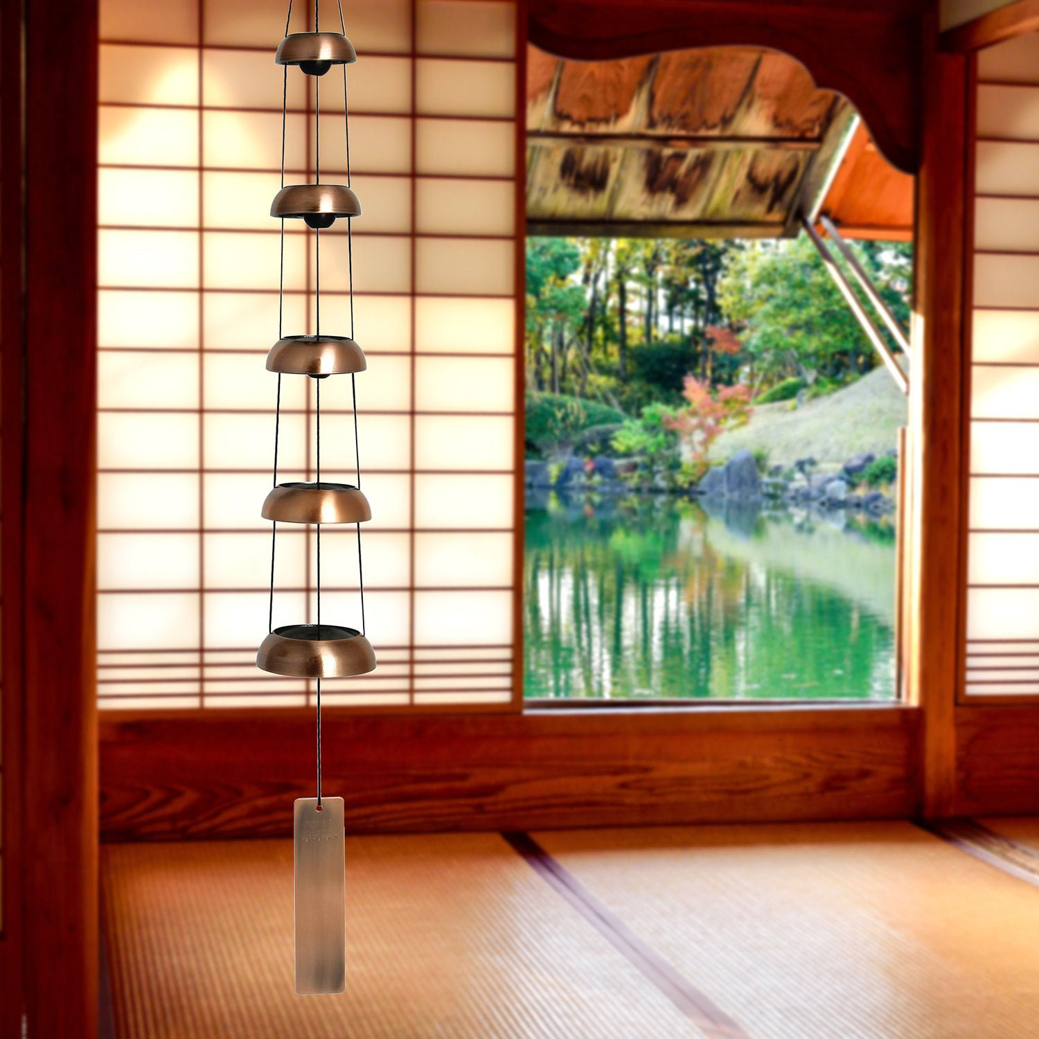 Woodstock Chimes Temple Bells® Quintet Wind Chime & Reviews | Wayfair