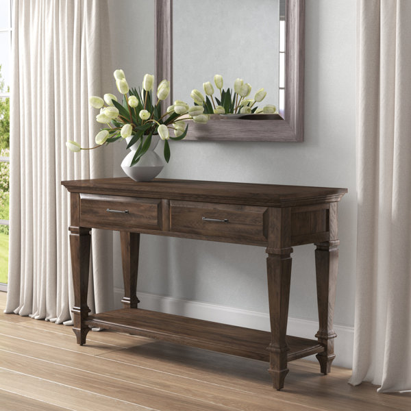 Lark Manor 50'' Solid Wood Console Table - Wayfair Canada