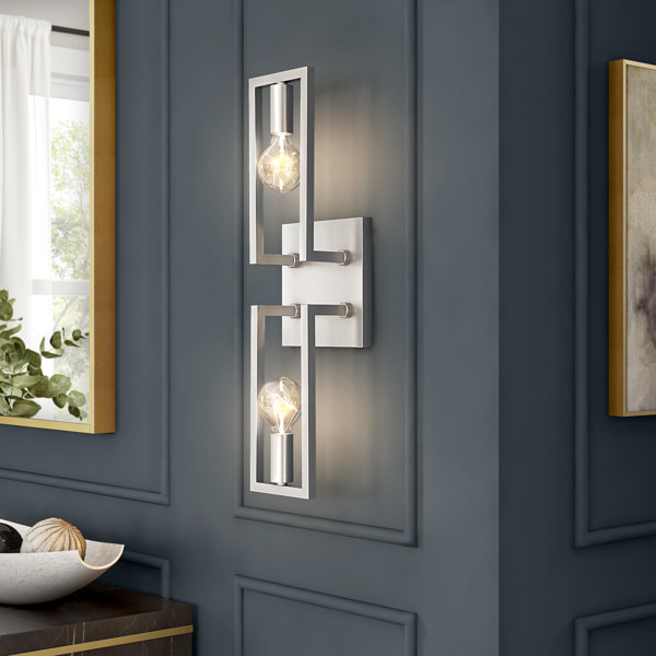 Latitude Run® Madalee Steel Flush Mounted Sconce | Wayfair