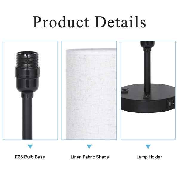 Ebern Designs Tanashia Metal Desk Lamp | Wayfair