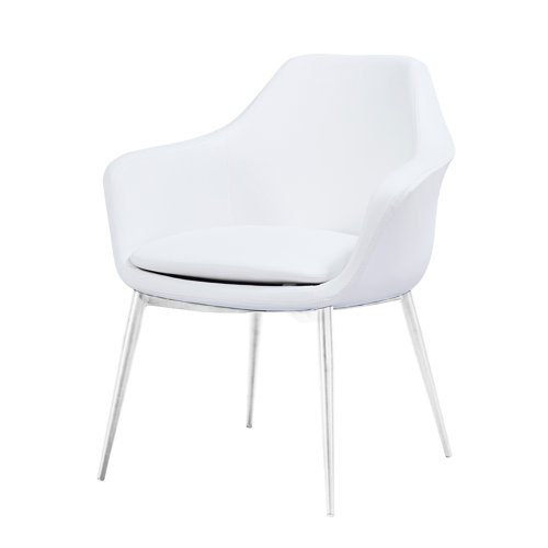 George Oliver Teegan Solid Back Arm Chair & Reviews | Wayfair