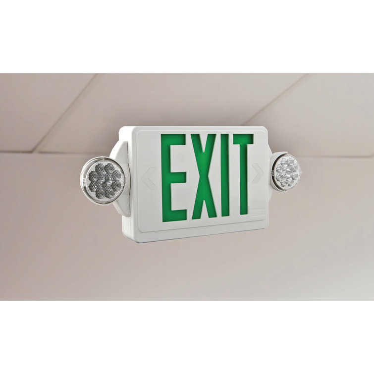 Lithonia Lighting Quantum Thermoplastic Surface-Mounted LED Emergency ...