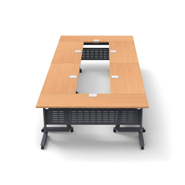 TeamWORK Tables 12 Person Training Meeting Seminar Tables Set | Wayfair