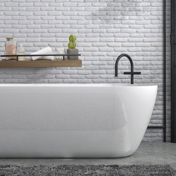 Melannco METAL RAILNG MDF SHELF & Reviews | Wayfair