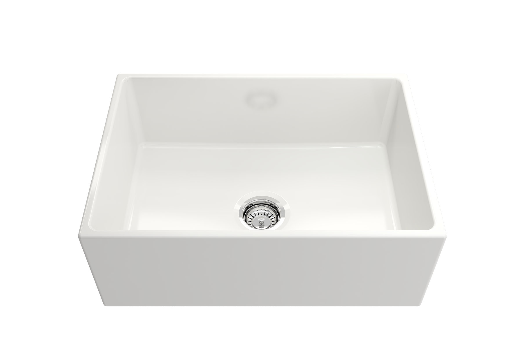 BOCCHI 19'' W Single Bowl Fireclay Kitchen Sink | Wayfair