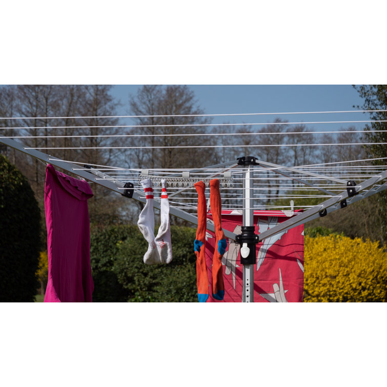 Rebrilliant 50m Telescopic Rotary Clothes Line | Wayfair.co.uk
