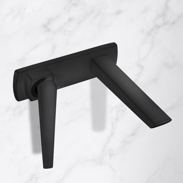 MaestroBath Wall Mounted Bathroom Faucet with Drain Assembly | Wayfair