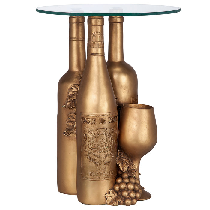 Design Toscano Wine and Dine Sculptural End Table & Reviews | Wayfair