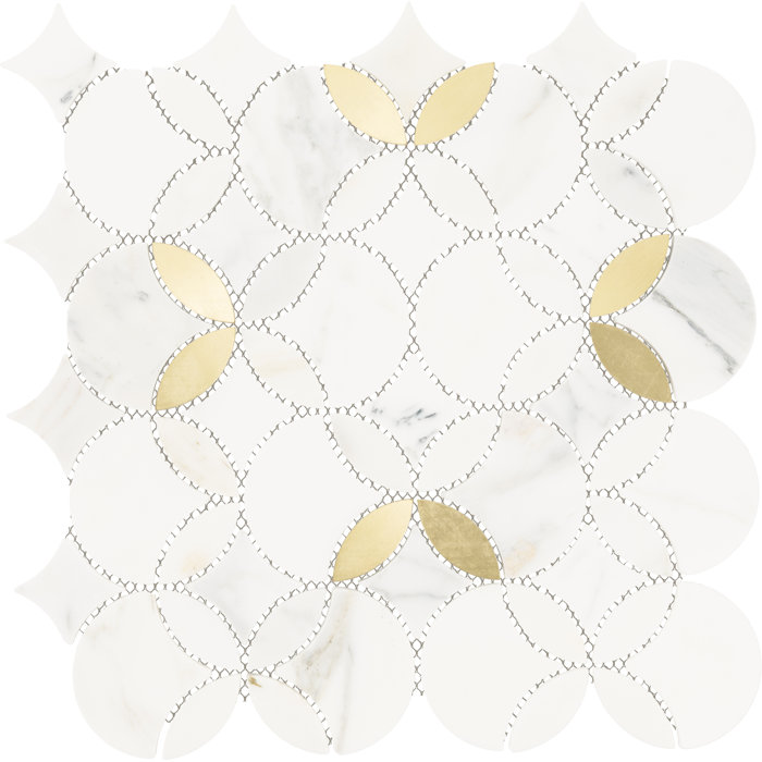 Daltile Lavaliere Calacatta Natural Stone Mosaic Wall Tile | Wayfair