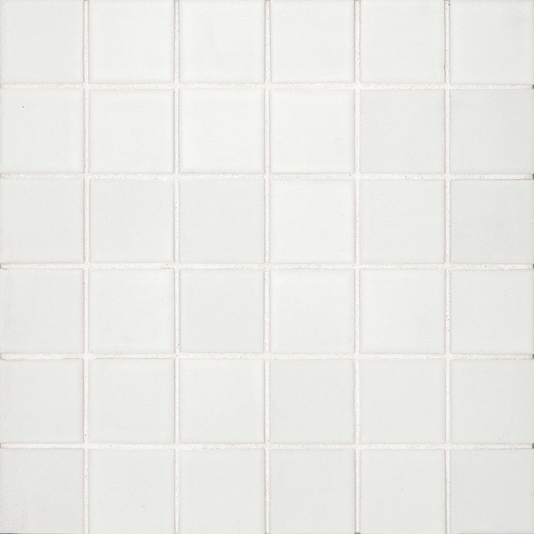 Bedrosians True 2" x 2" Porcelain Grid Mosaic Sheet Tile & Reviews ...