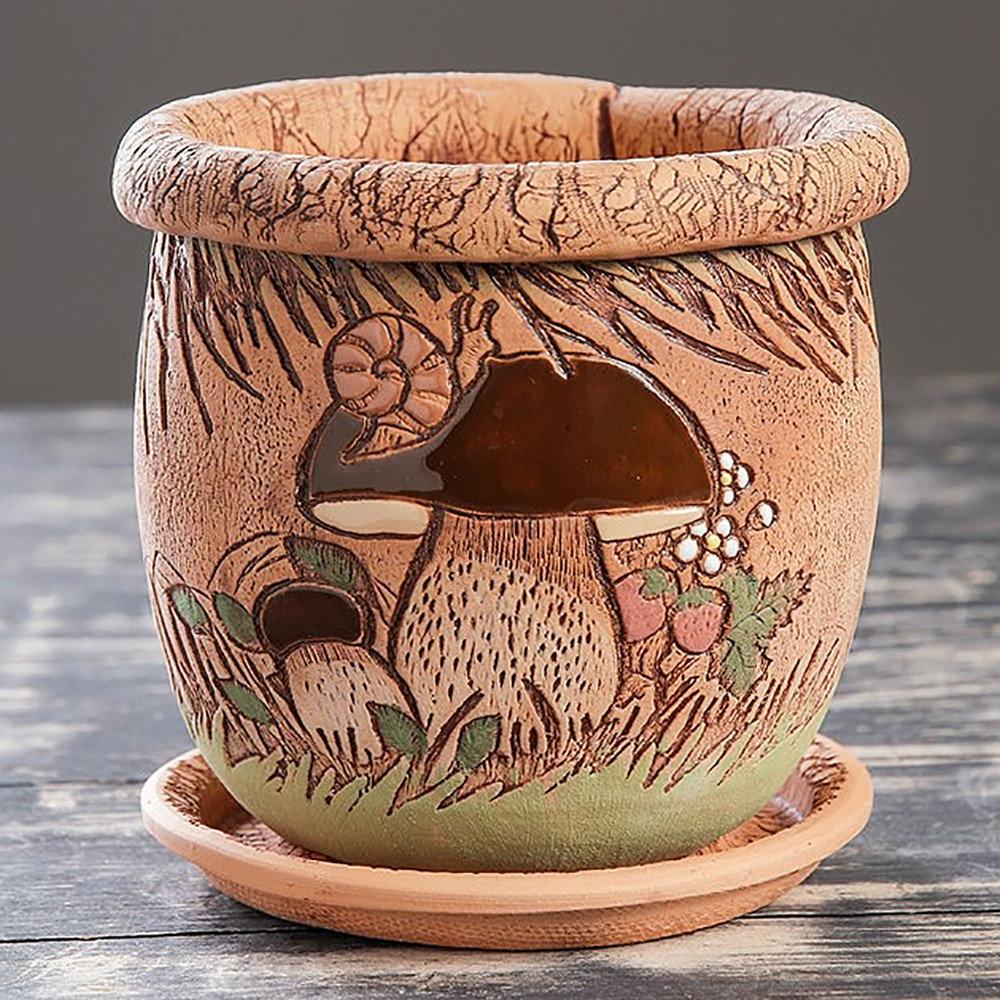 August Grove® Advith Clay Pot Planter | Wayfair