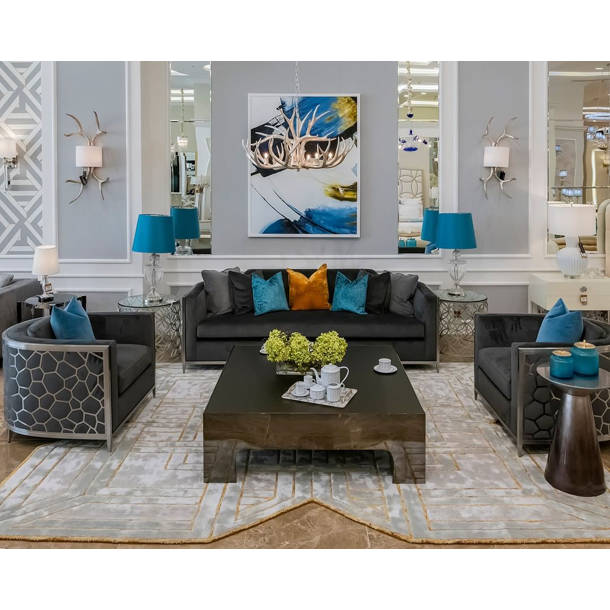 Caracole Compositions Adela Down Feather Configurable Living Room Set ...