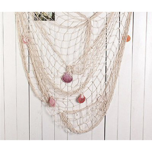 Breakwater Bay Natural Cotton Fish Net Party Decorations for Pirate ...