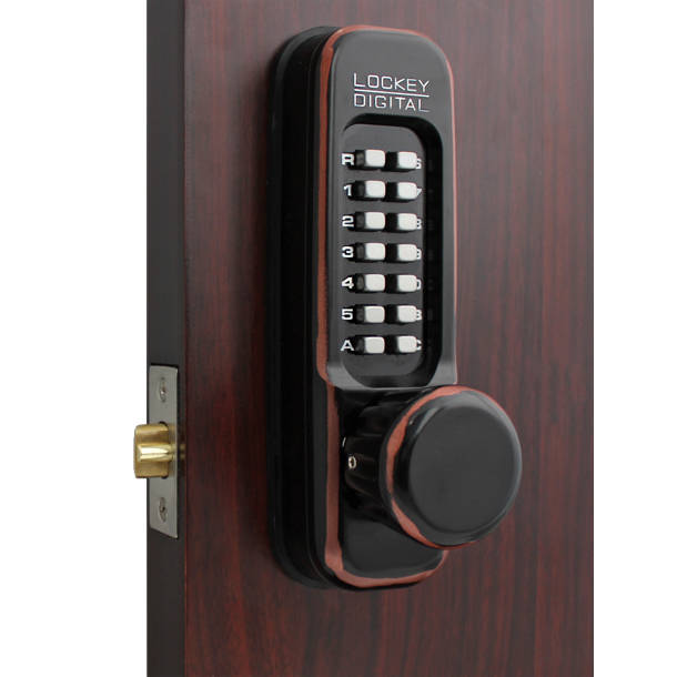 Lockey USA One Sided Keyless Deadbolt & Reviews | Wayfair