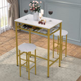 Wayfair | Counter Height White Kitchen & Dining Room Sets & Tables You ...