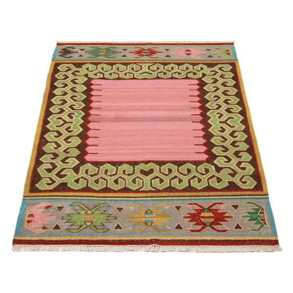 Foundry Select Ankara Dark Pink Rug 5'2" X 8'2" | Wayfair