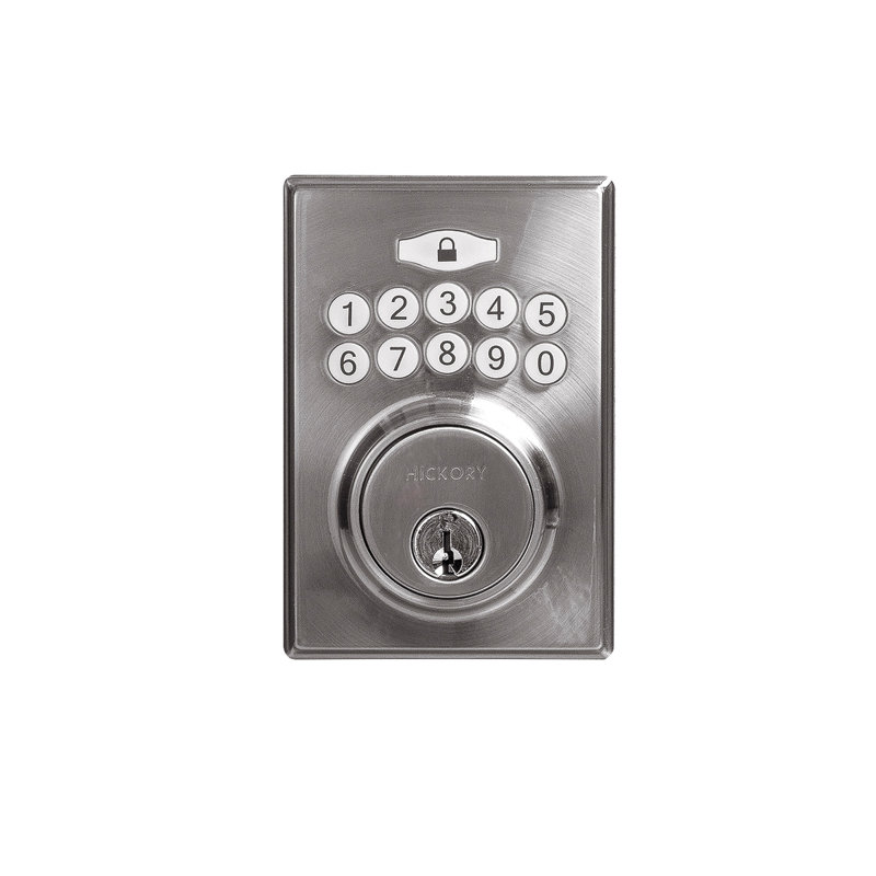 HickoryHardware Securemote Keyless Electronic Deadbolt with Bluetooth ...