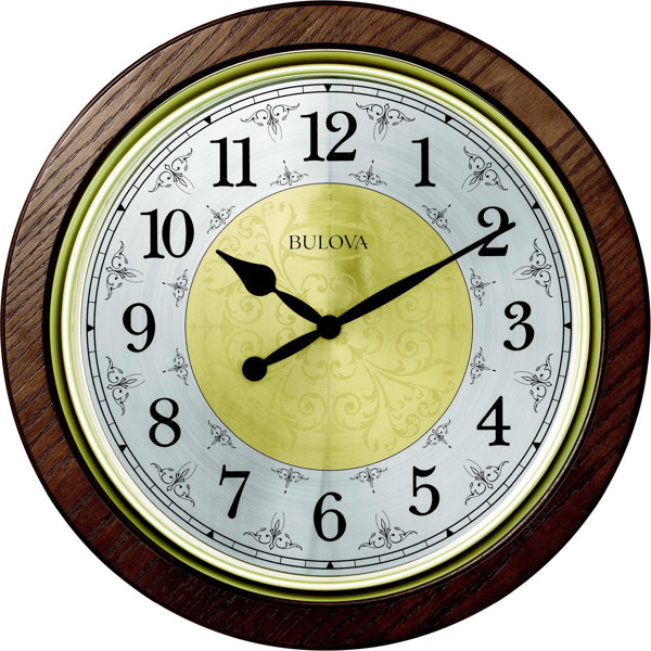 Bulova Manchester Wood Wall Clock | Wayfair