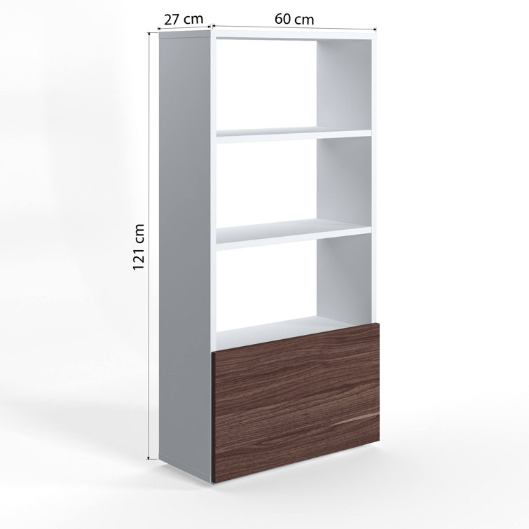 17 Stories Jakovs 27Cm H x 112Cm W Bookcase | Wayfair.co.uk