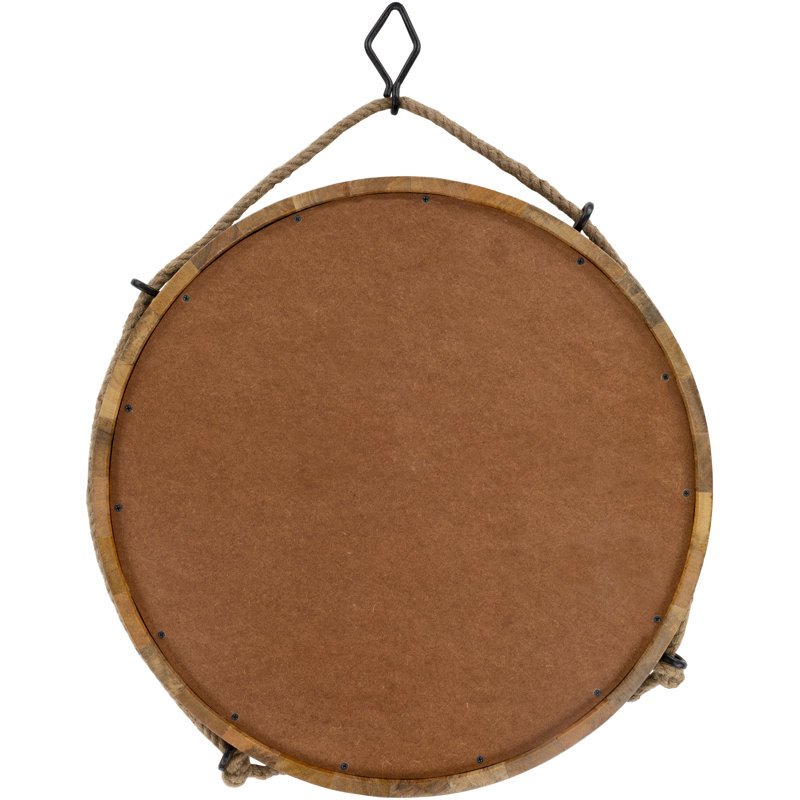 Union Rustic Monaghan Round Wall Mirror | Wayfair