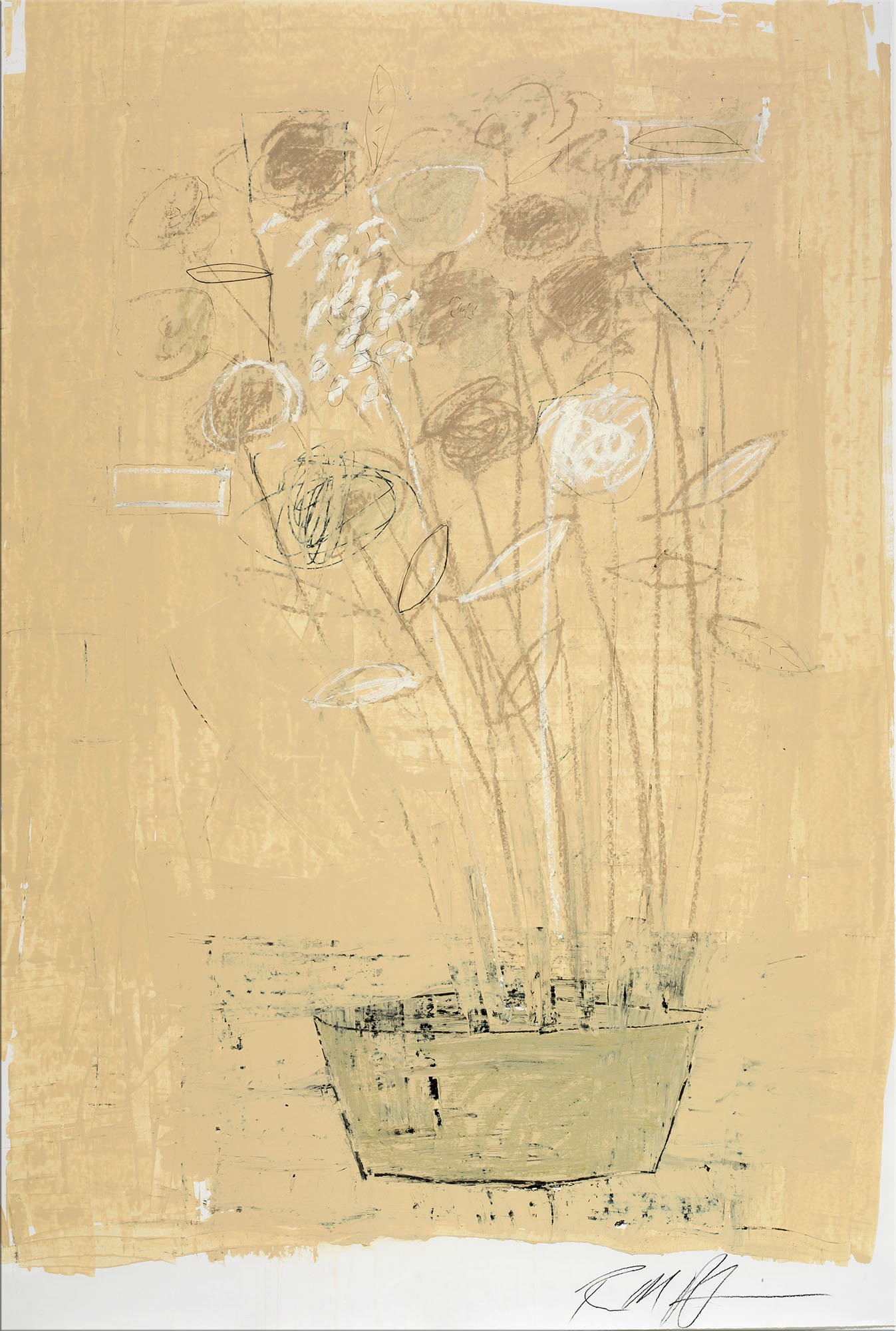 RFA Decor Robert Robinson New Flowers In Pot by Robert Robinson ...